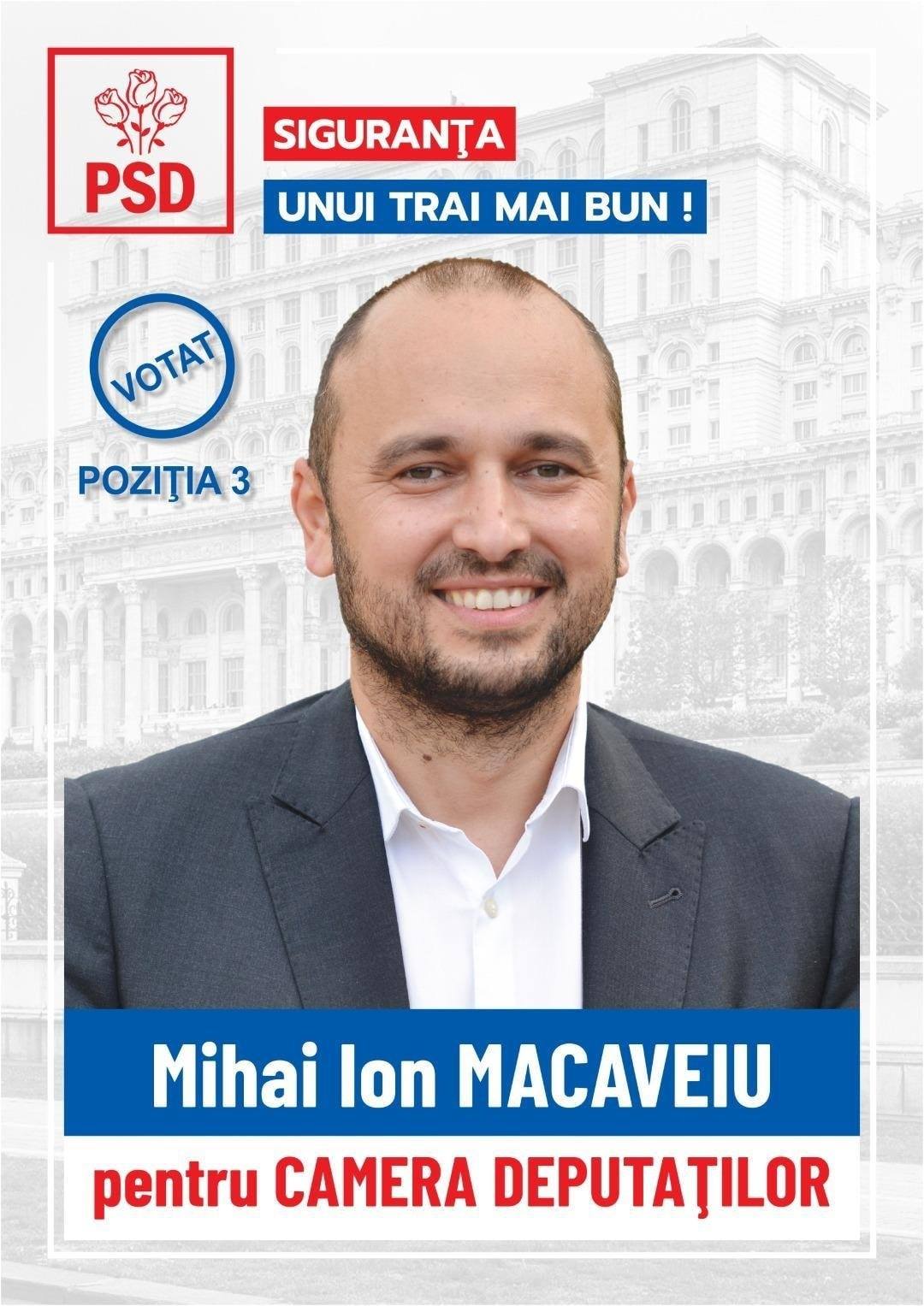 Cine este Mihai Macaveiu, candidatul PSD pentru Camera Deputaților (P.E ...